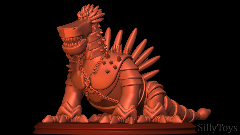 Nettlebrand - Dragon Rider 3D print model