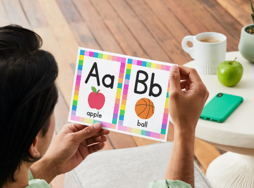 Printable Alphabet A-Z Flash Cards – Educational Learning Set for Kids