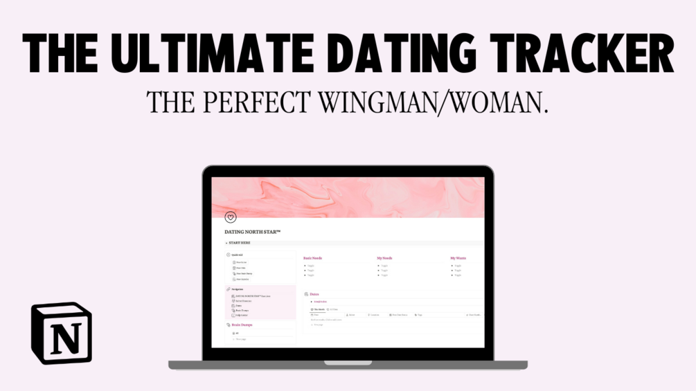 The DATING NORTH STAR Ultimate Dating Tracker™ Notion Template