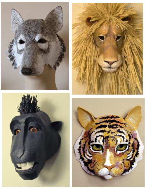 Animal Mask Pattern Set
