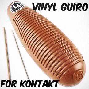 VINYL GUIRO PERCUSSION FOR KONTAKT!