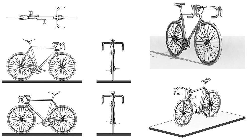 Revit Bike Family Architectural Model