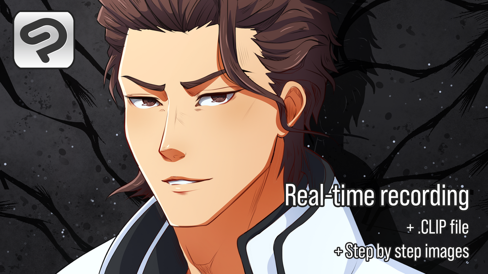 Aizen - Real-time Recording (1h21) + .CLIP file + Step-by-step images