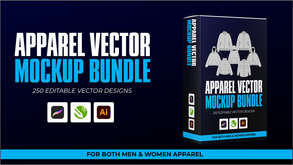 Apparel Vector Mockup Bundle
