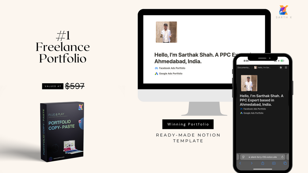 Professional Notion Portfolio Template – Editable & Customizable for ...