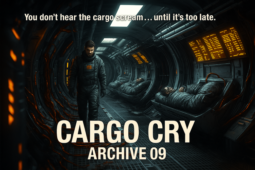 CARGO CRY: ARCHIVE 09 | VHS Sci-Fi Horror Art