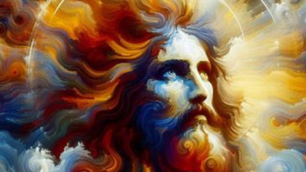 🎨 Divine Inspiration: Abstract Expressionism Images of Lord Jesus 🙏🏼# ...