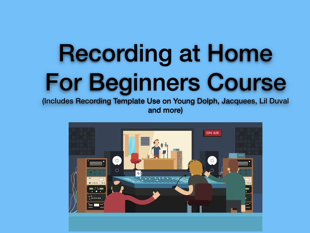Professional Studio Recording at home course