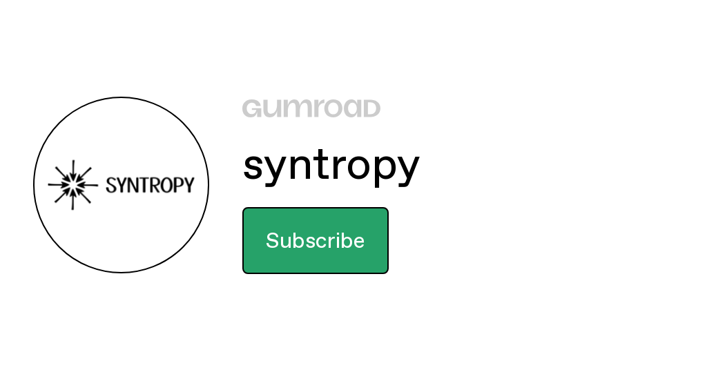 syntropy
