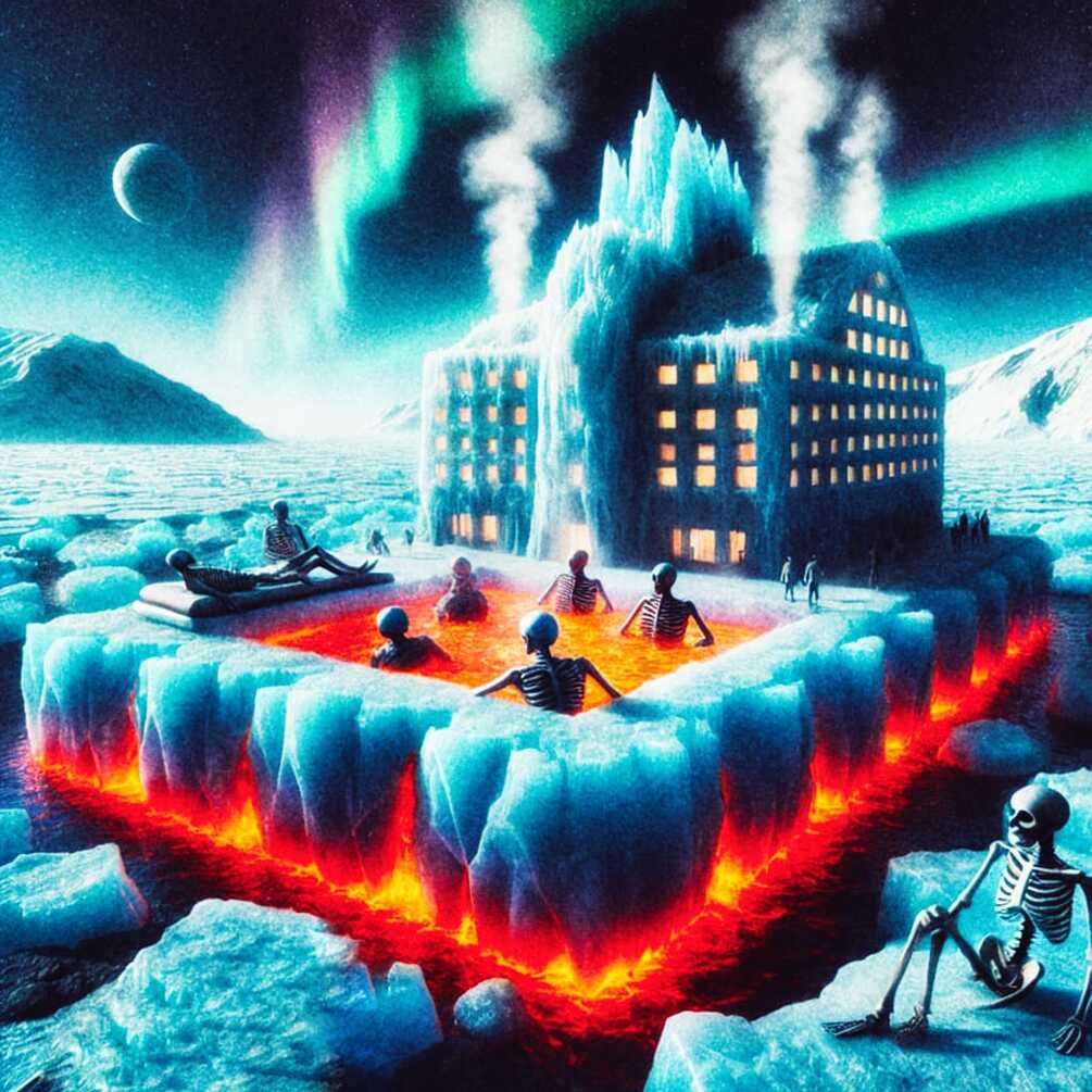 Iceberg Hotel with Lava Pools