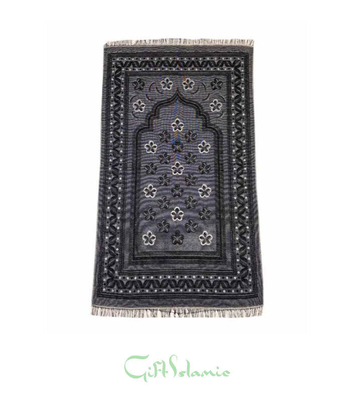 Greyish Black Prayer Mat