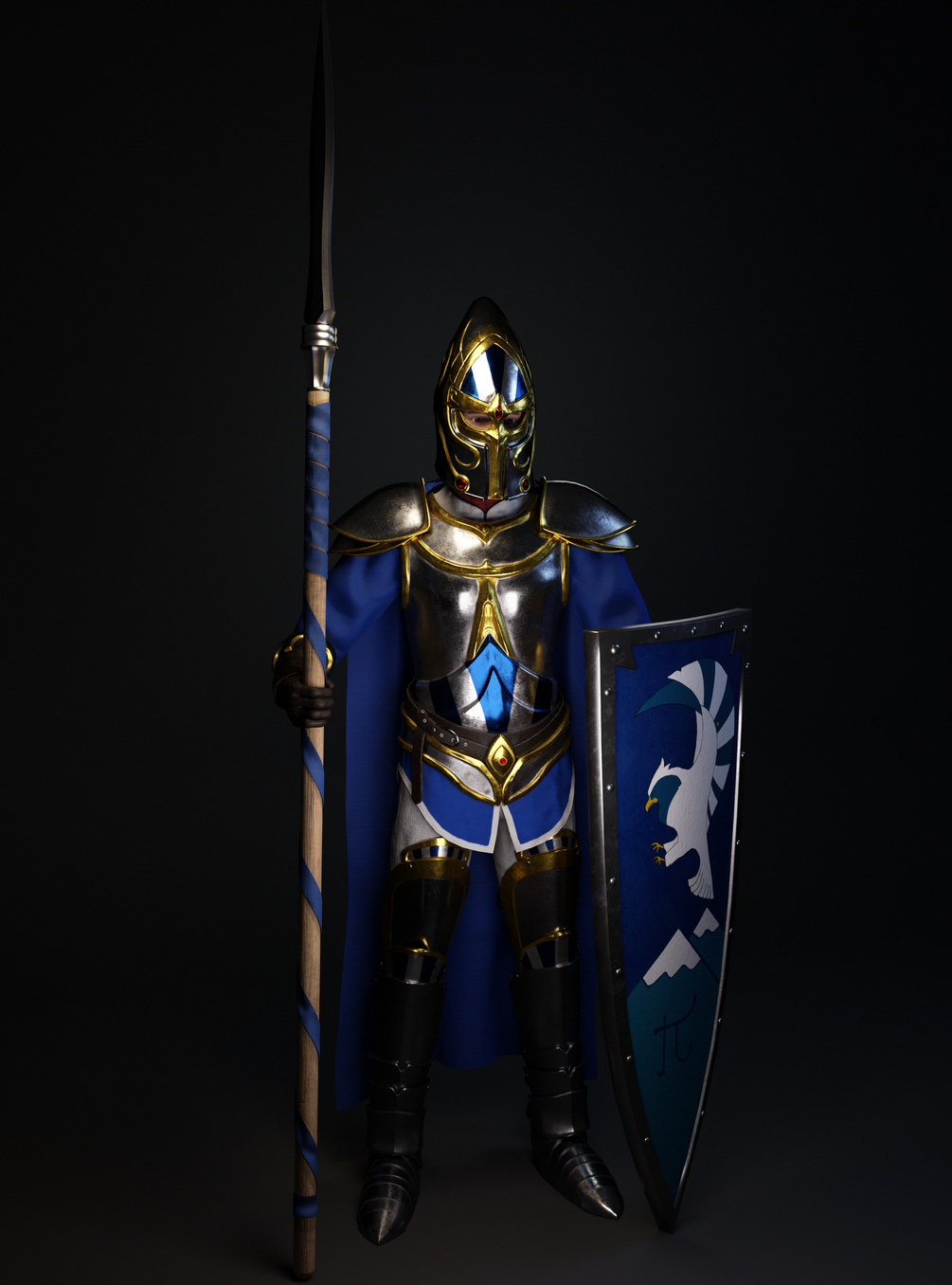 Silverin guardsman from Warhammer