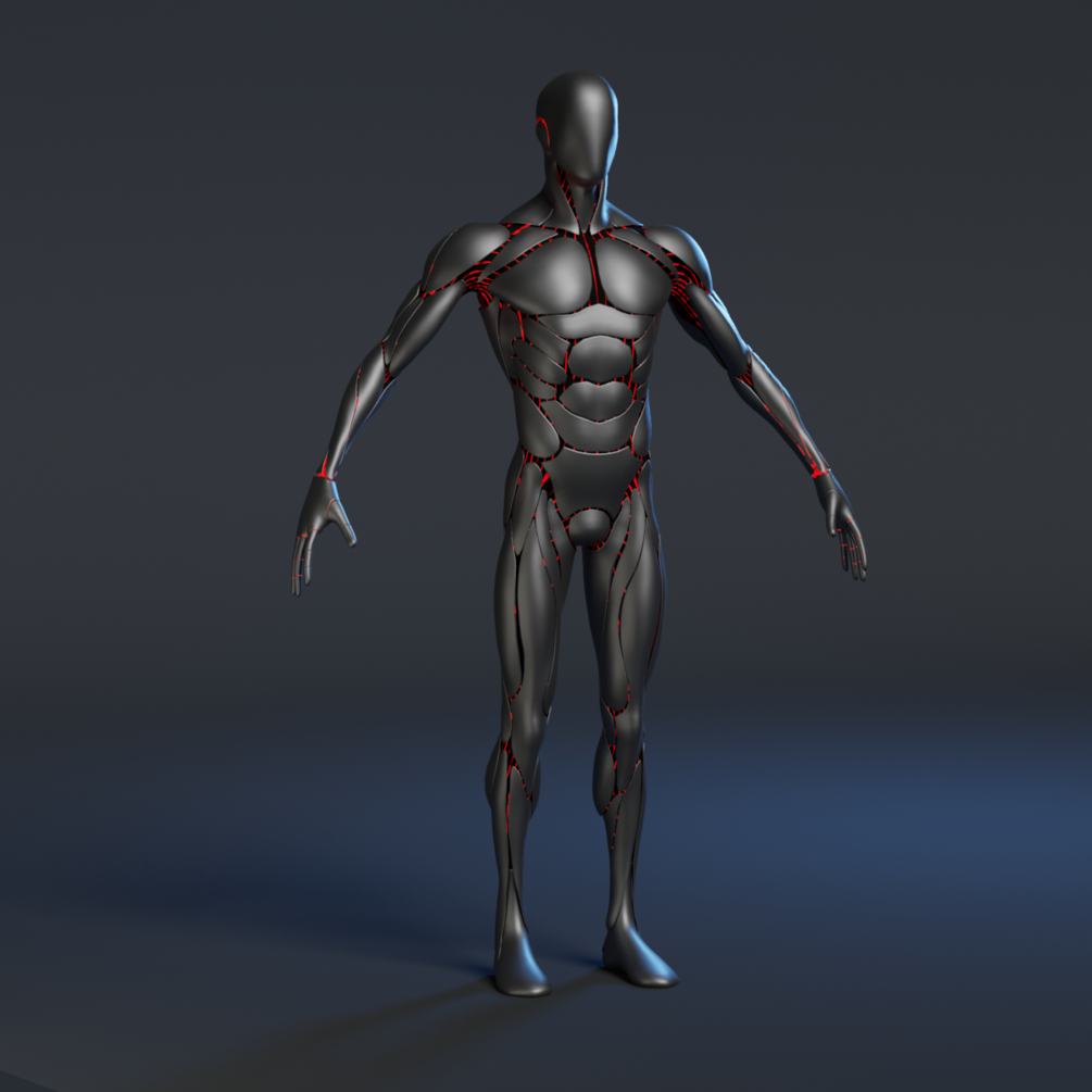 Silver Cyborg - Blender Rig