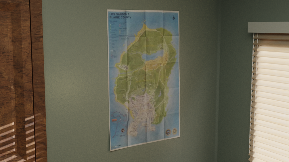 Los Santos Map 3D Model