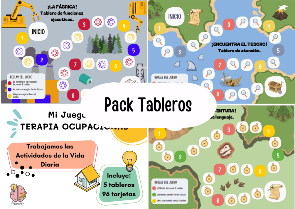 PACK TABLEROS