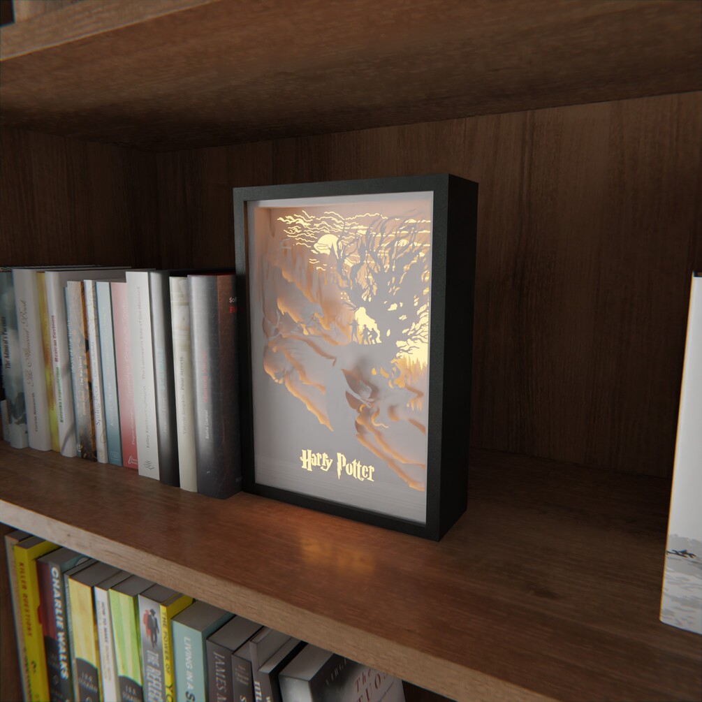 Harry Potter Azkaban Prisoner Inspired by Diy Light Box Lamp Template ...