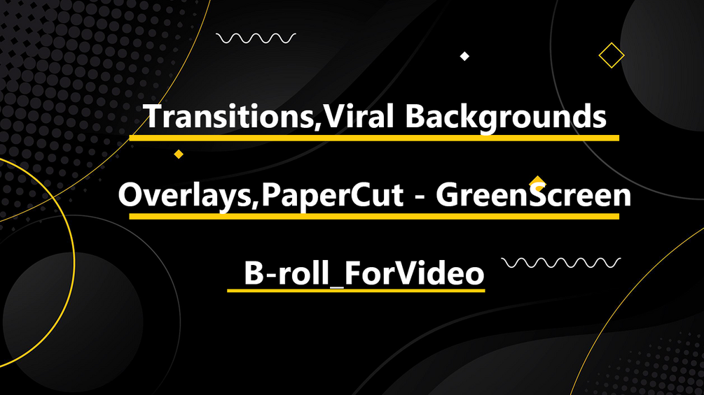 elements for editing,Transitions,ViralBackgrounds + Overlays,PaperCut ...