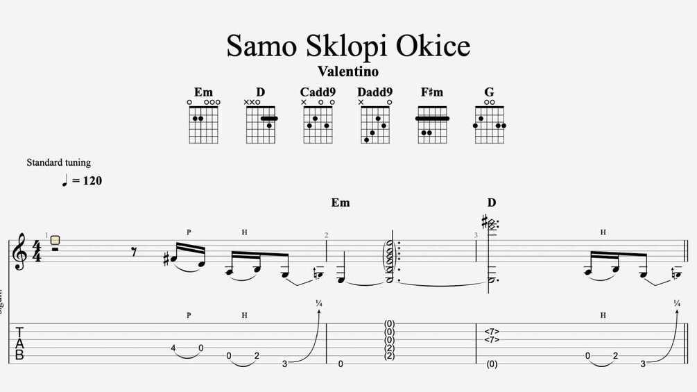 Valentino - Samo Sklopi Okice