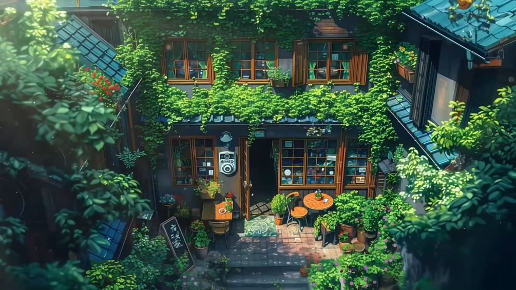 Ghibli Coffee wallpaper
