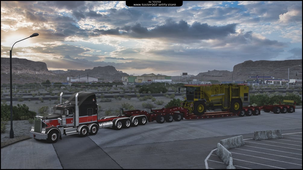 Custom / Heavy Haul Chassis Mod For Kenworth W900