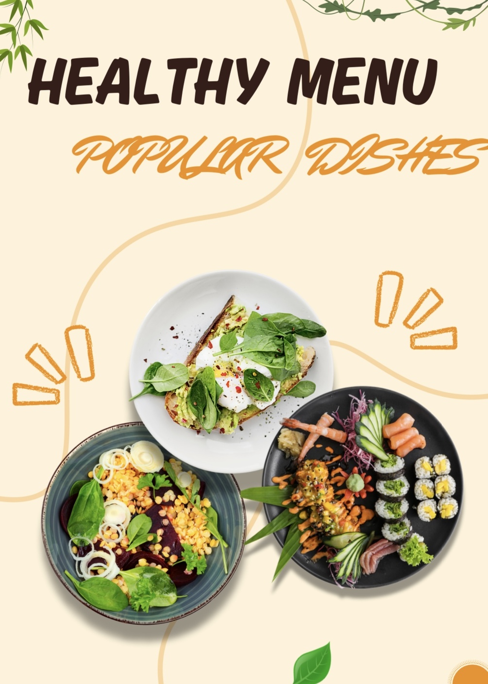 Healthy Recipes Menu - Worldwide Popular Dishes