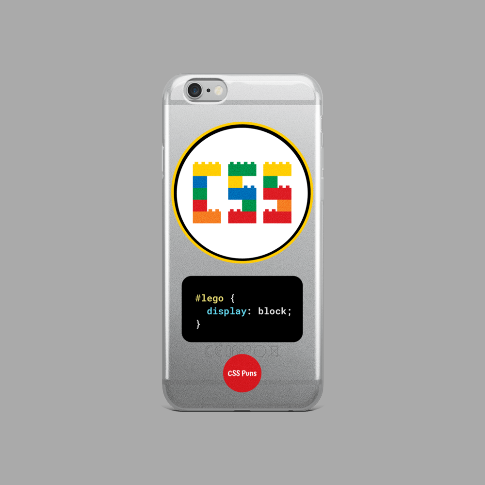 CSS Puns - Lego - iPhone Case