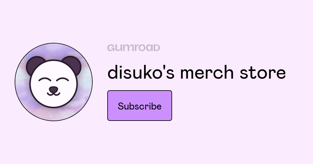 disuko's merch store