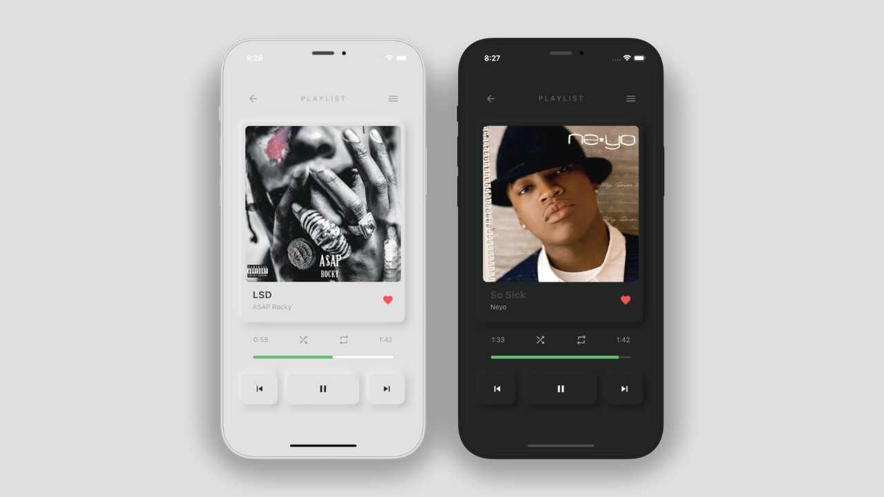 🎧📱 Minimal Music Player / Flutter App - Mitch Koko 🎧📱 Minimal Music Player / Flutter App - Mitch Koko