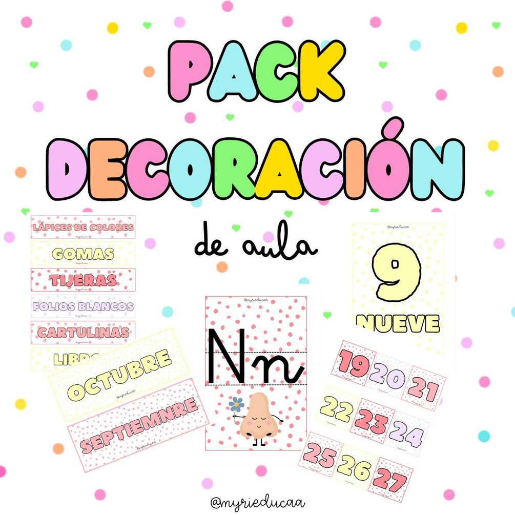 Pack Decoración de aula 24-25