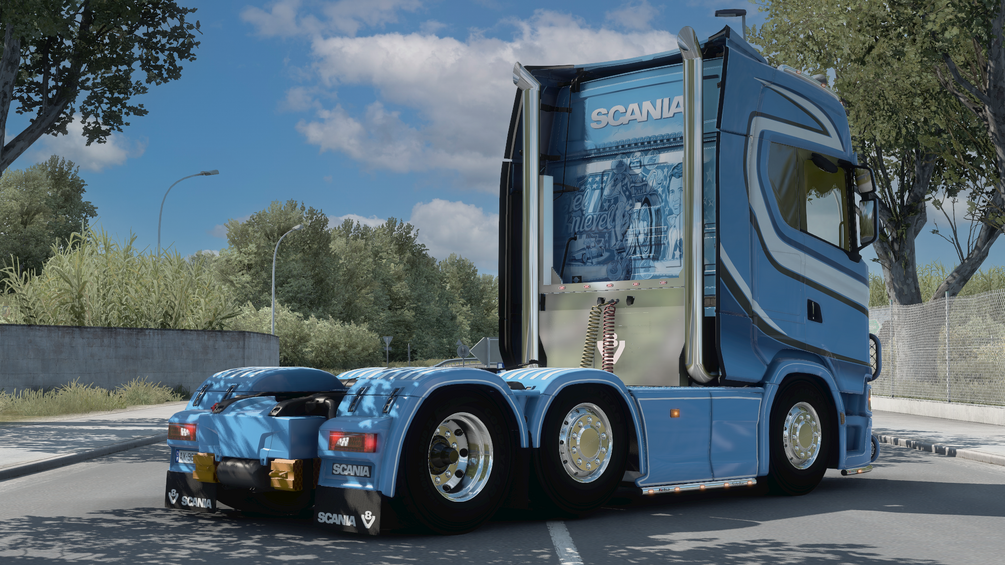 light blue ng with airbrush