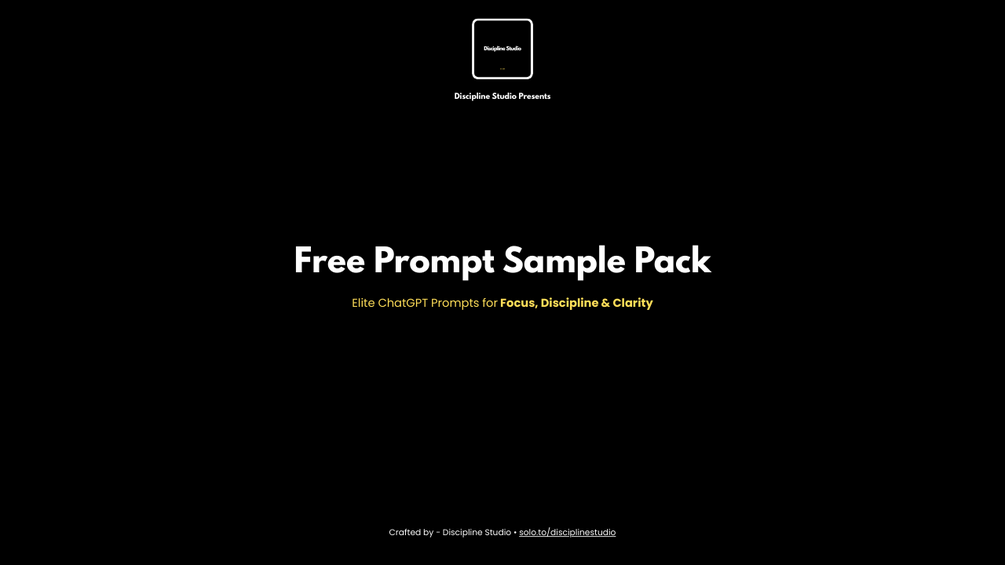🎁 Free Prompt Sample Pack