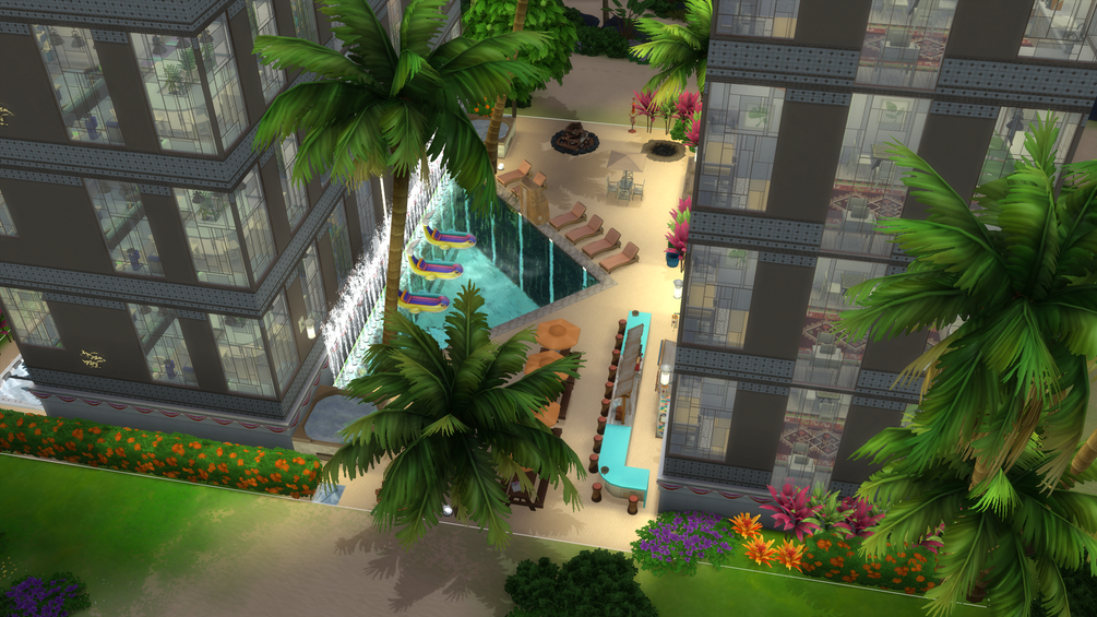 Sims 4 All Inclusive Resort Hotel Lot