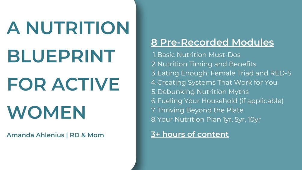 Nutrition Blueprint for Active Women