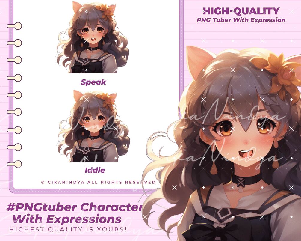 Elevate Your Stream with PNG Tubers for Streamers - Pngtuber Premade ...