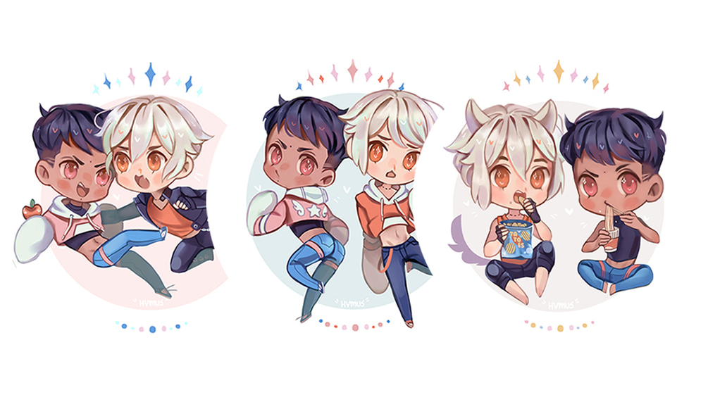 Hamus & Adam (sticker pack)