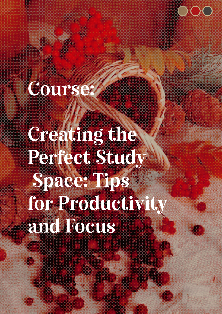 Course: Creating the Perfect Study Space: Tips for Productivity and Focus