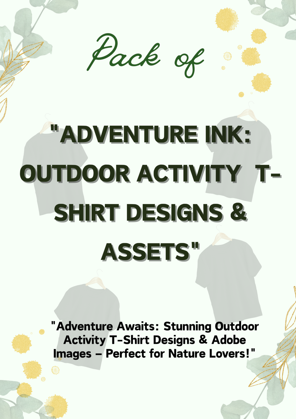 "Adventure Ink: Outdoor Activity Designs & Assets"