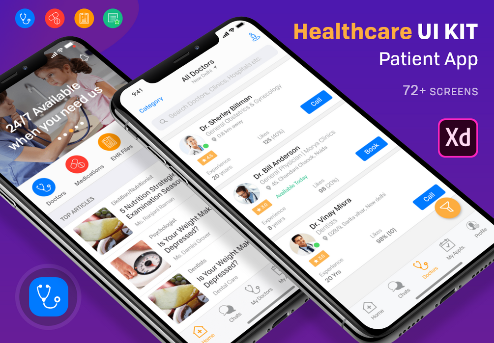 Healthcare Patient UI Kit