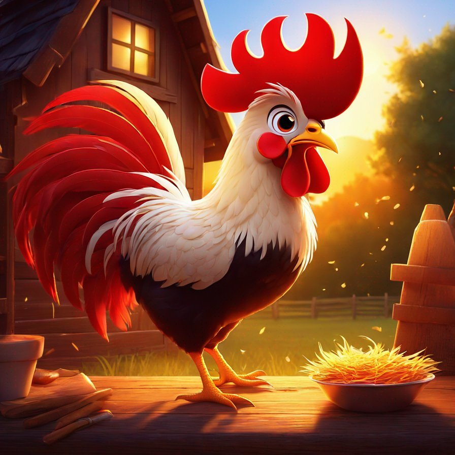 The Rock and Roll Rooster - kids story