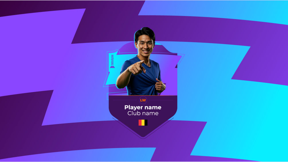 Animated Football Player Card - Editable After effects Template