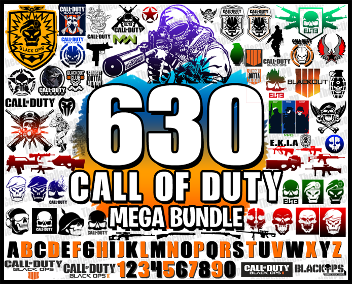 Call of Duty svg Call of duty Bundle Call of Duty Dxf Call of Duty AI ...