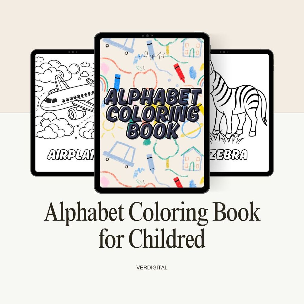 Alphabet Coloring Book for Kids