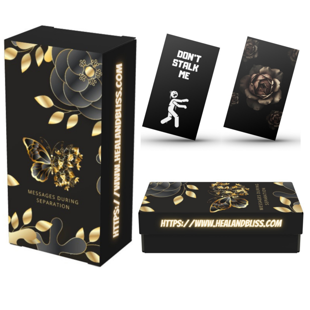 Digital Oracle Cards: Messages During Separation (50 cards)