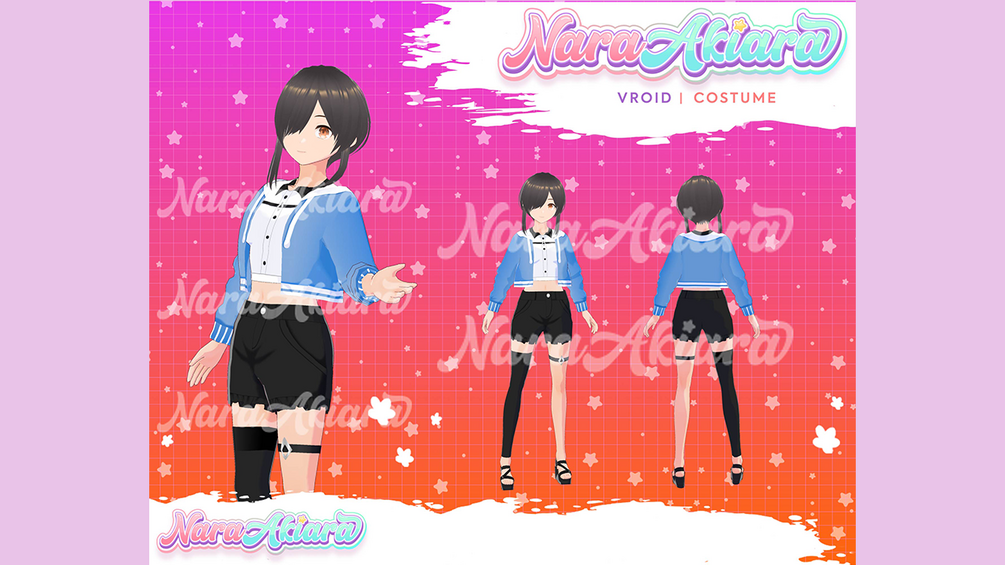 3D Vroid Cute Street Outfit