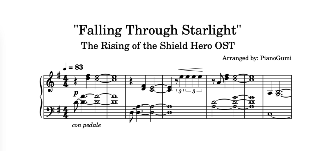 The Rising of the Shield Hero OST - "Falling Through Starlight ...
