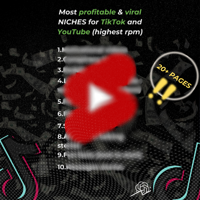 Top 10 Most Profitable & Viral NICHES for TikTok and YouTube (highest ...
