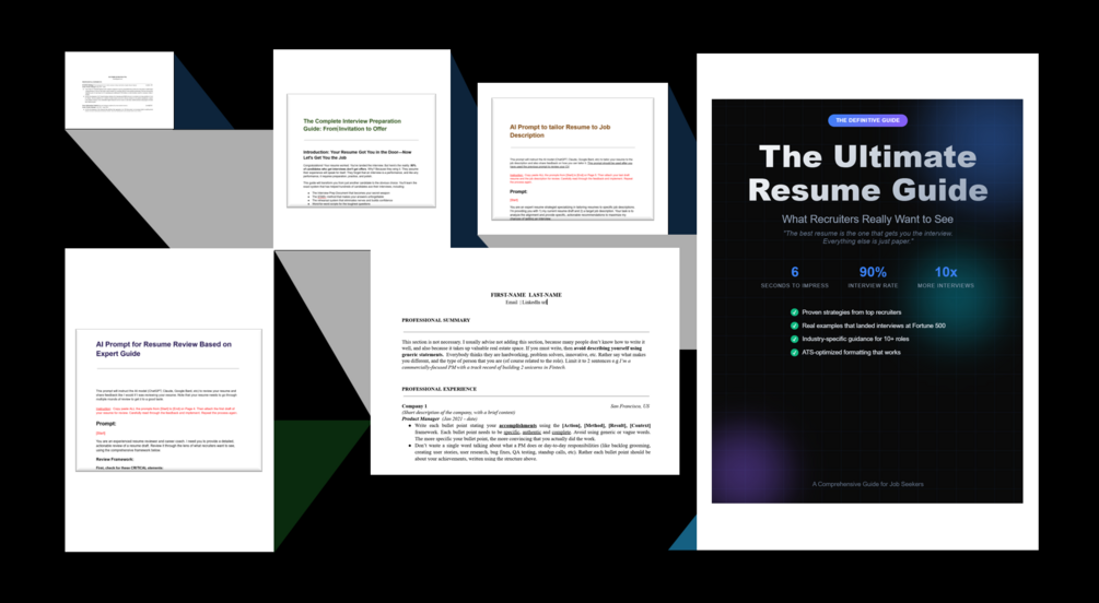 Premium Resume and Interview Prep Package