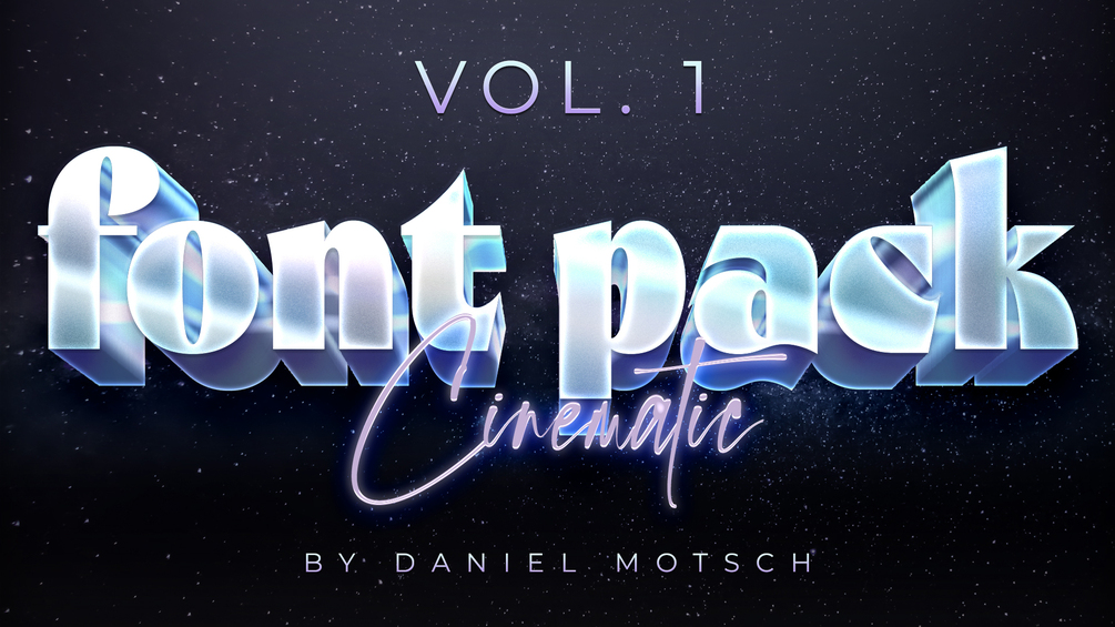 Cinematic Font Pack Vol. 1