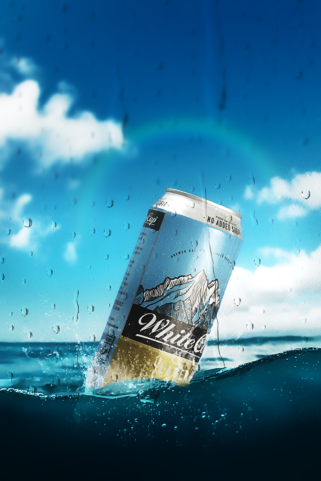 Can Beer Photo Manipulation - King J Visuals
