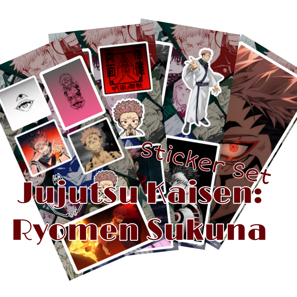 "Jujutsu Kaisen: Ryomen Sukuna Sticker Set